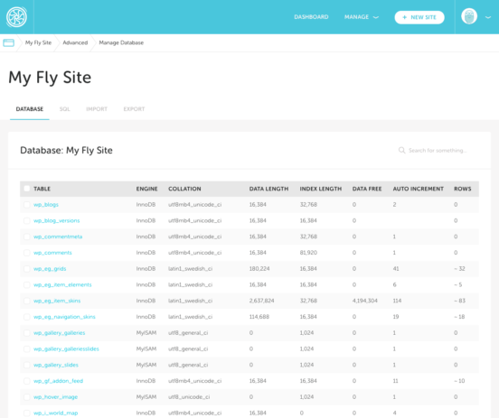 Flywheel | Database Access