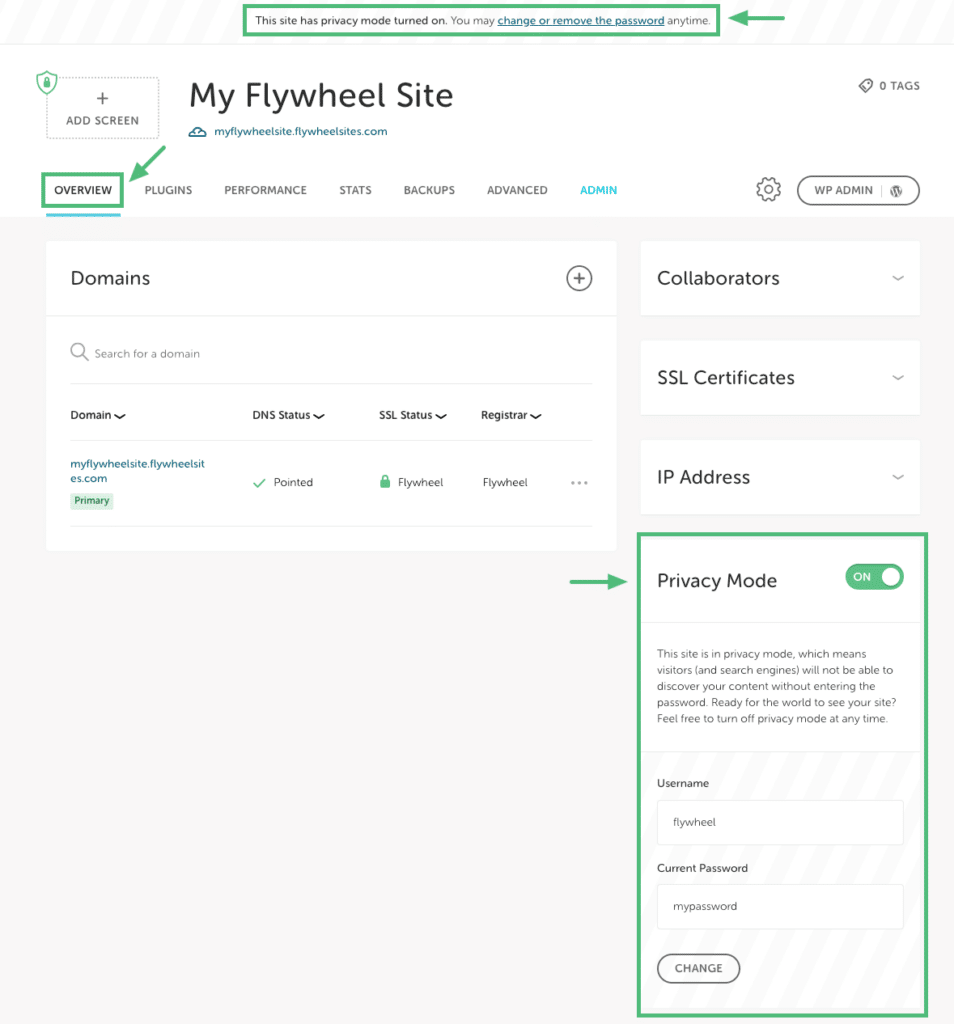 Flywheel | Privacy Mode on Flywheel