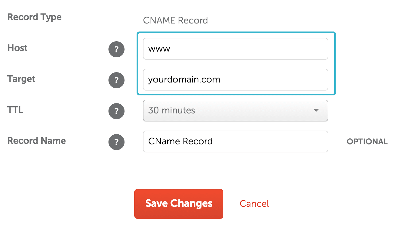 Flywheel | Pointing Domains to Flywheel from NameCheap