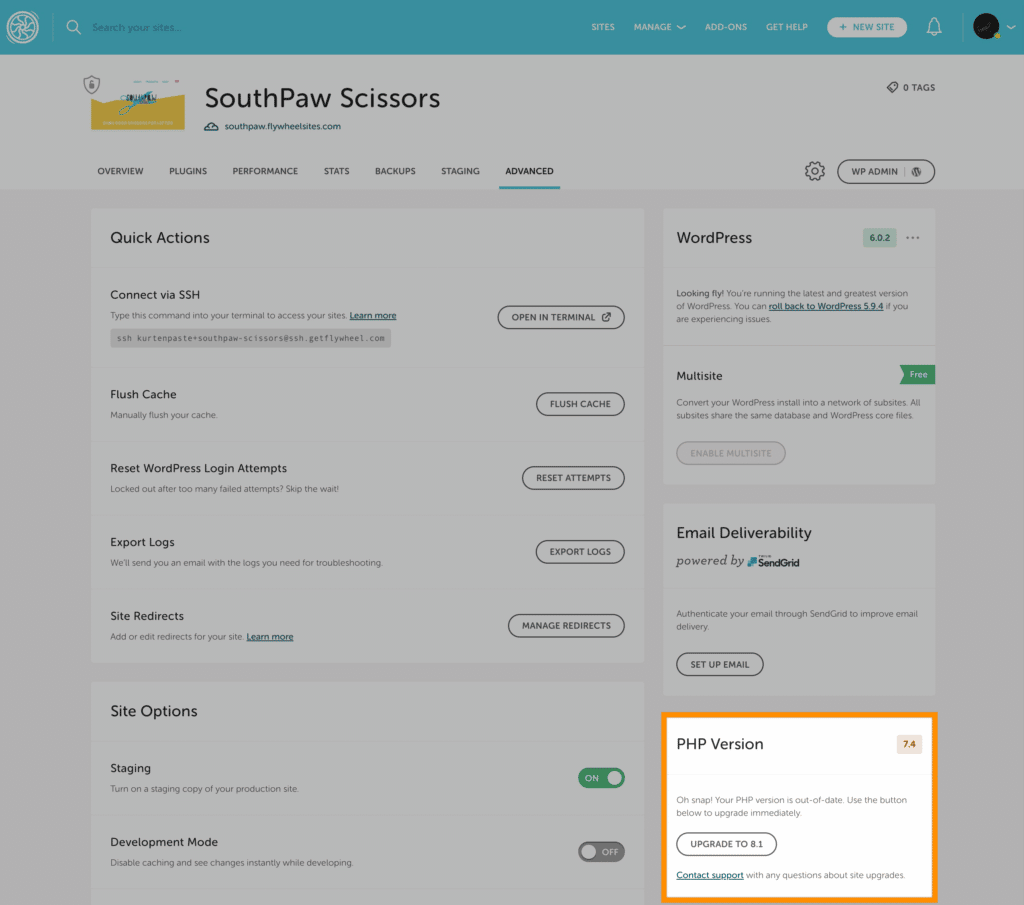 Flywheel | PHP on Flywheel