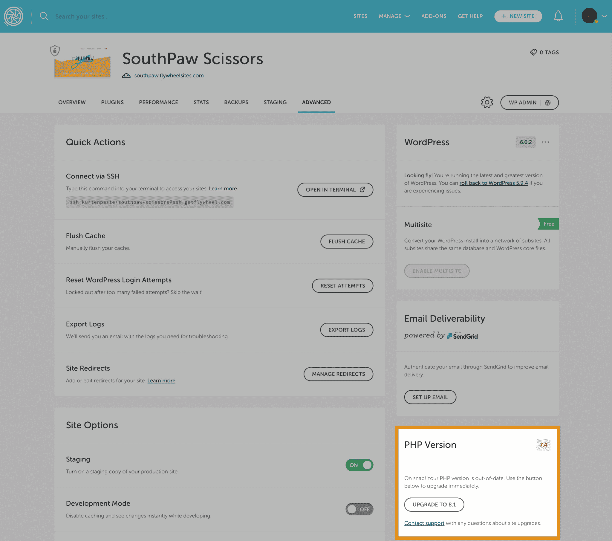 Flywheel | PHP on Flywheel