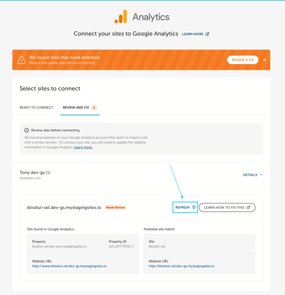 Flywheel | Google Analytics: Fix My Property