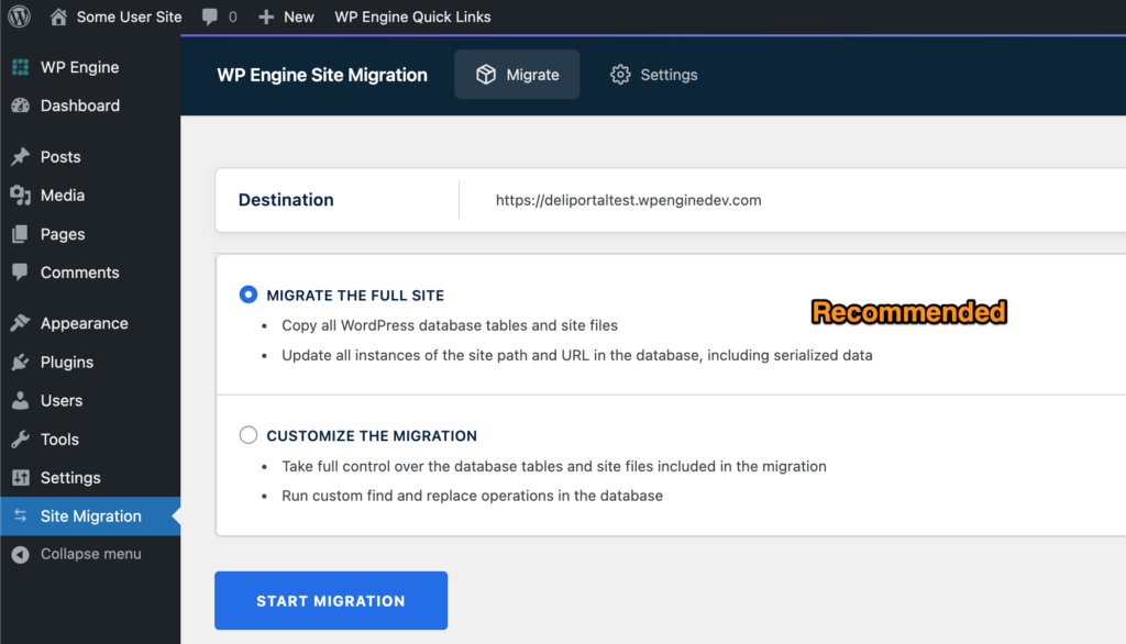 Flywheel | Migrate your site to Flywheel using the WP Engine Site ...
